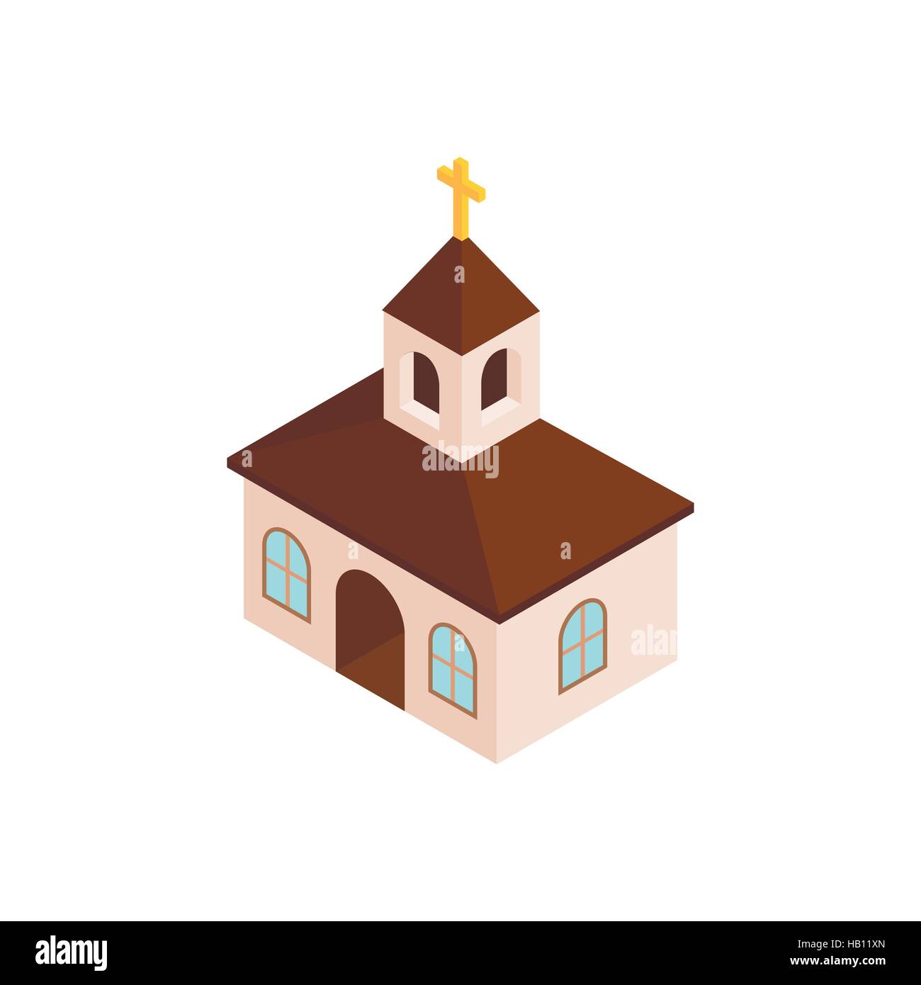 Church isometric 3d icon Stock Vector Image & Art - Alamy