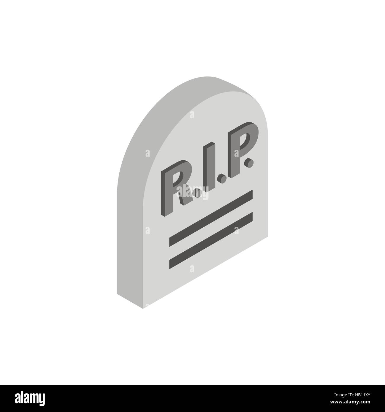 Tombstone with RIP isometric 3d icon Stock Vector Image & Art - Alamy
