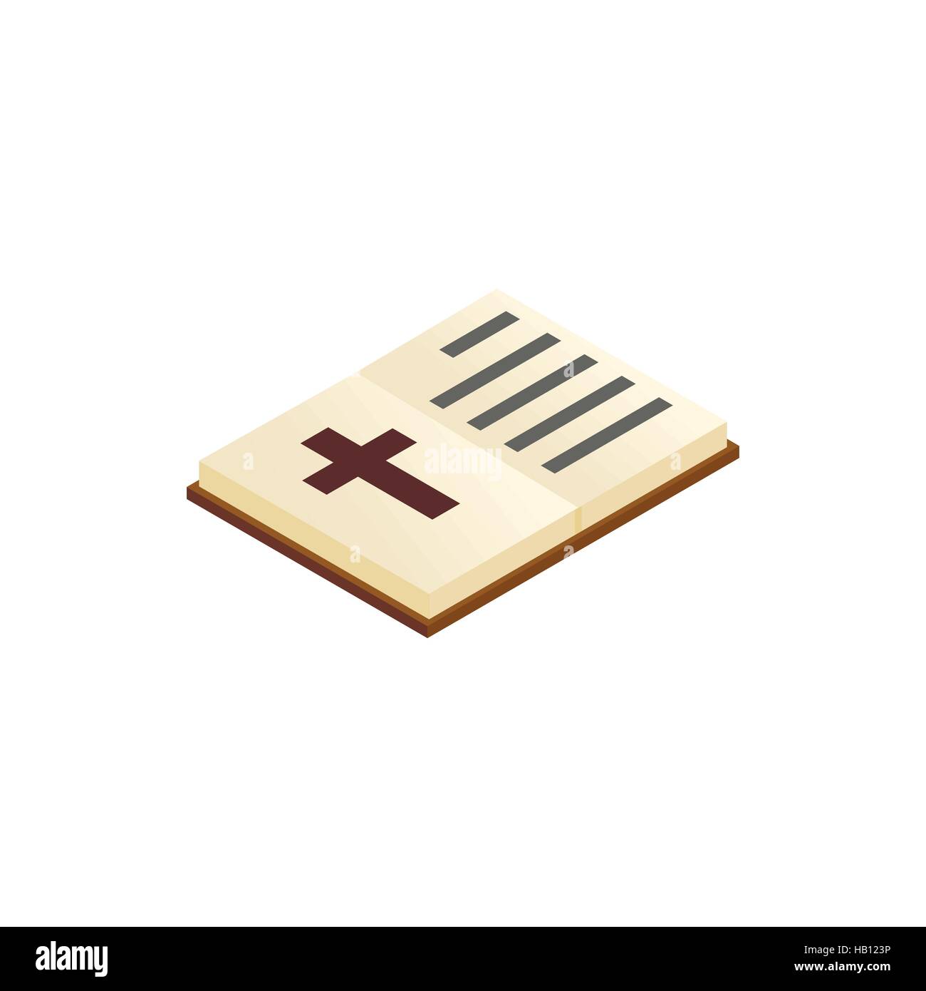 Bible open isometric 3d icon Stock Vector Image & Art - Alamy