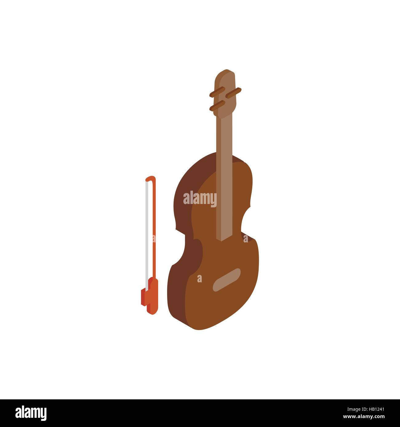 Violin isometric 3d icon Stock Vector Image & Art - Alamy