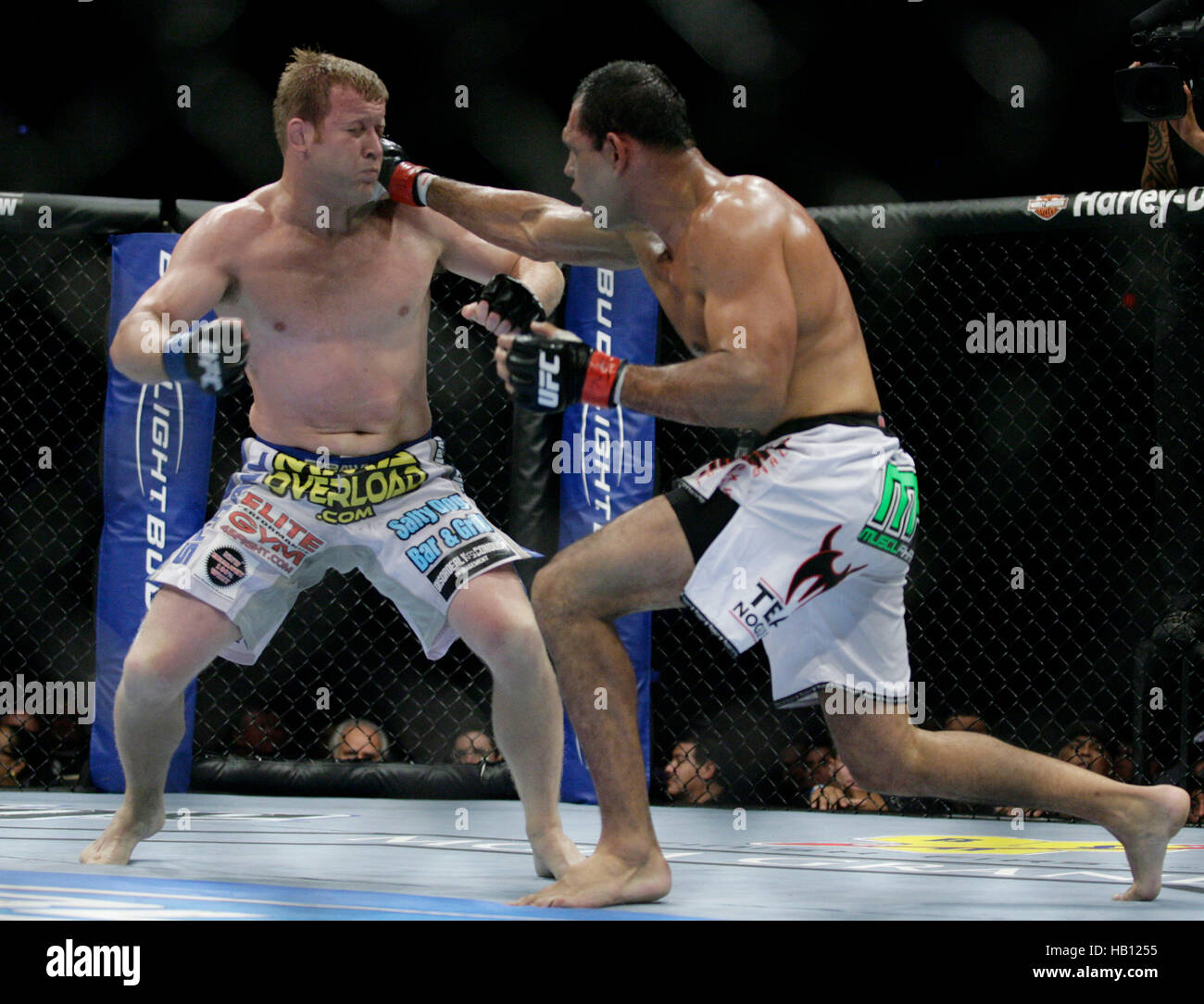 UFC fighter Jason Brilz, left, fights Antonio Rogerio Nogueira at UFC ...