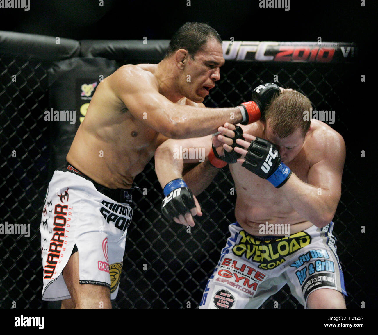 UFC fighter Jason Brilz, right, fights Antonio Rogerio Nogueira at UFC ...