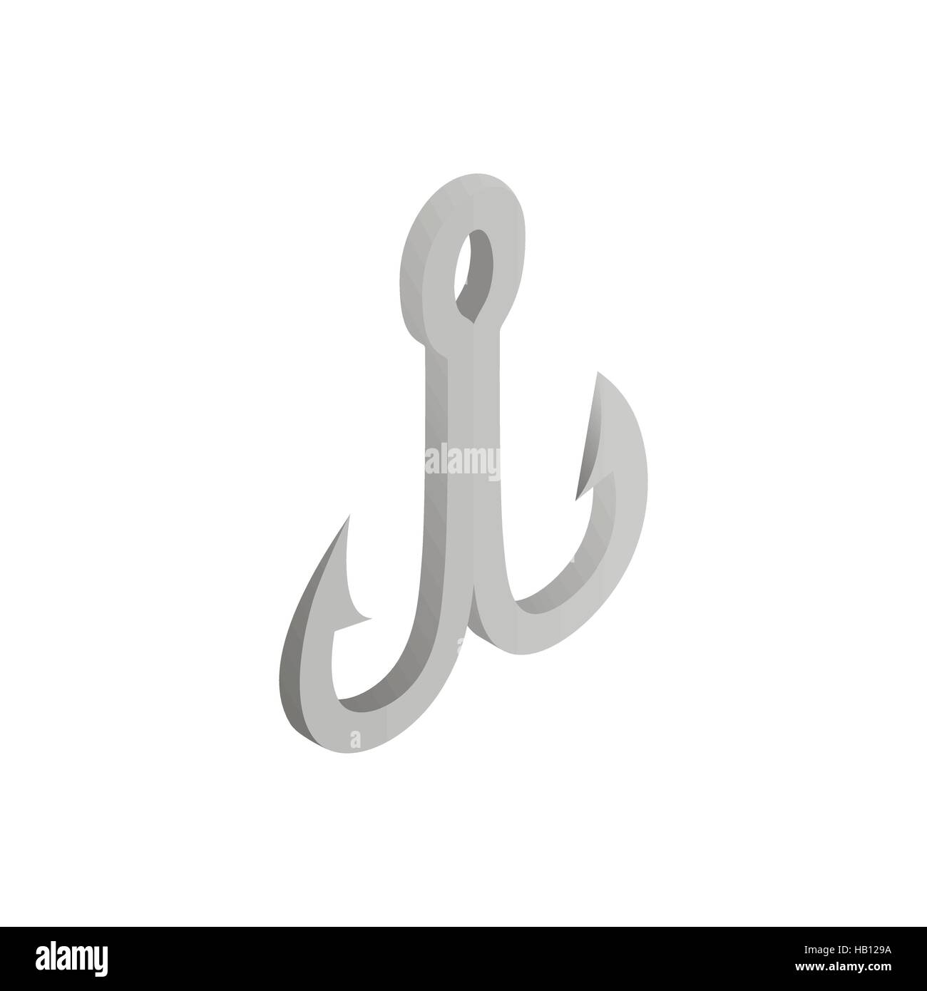Treble hook Stock Vector Images - Alamy
