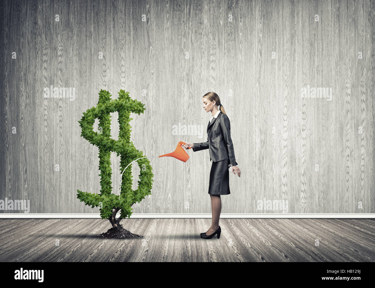 Make your money grow Stock Photo - Alamy