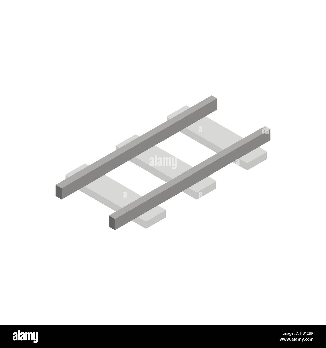 Railroad isometric 3d icon Stock Vector Image & Art - Alamy