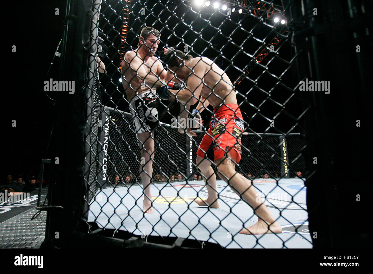 UFC fighter Dong Hyun Kim, right, fights Amir Sadollah at UFC 114 on ...