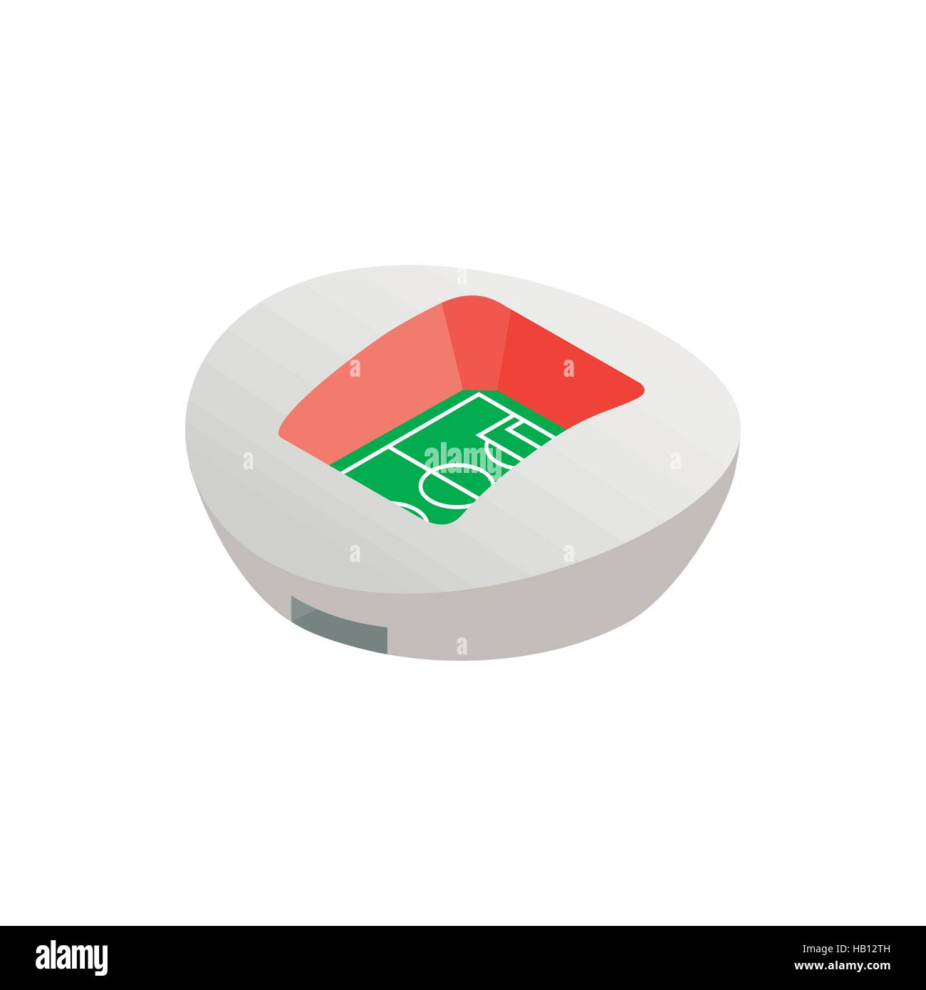 Football round stadium isometric icon Stock Vector Image & Art - Alamy