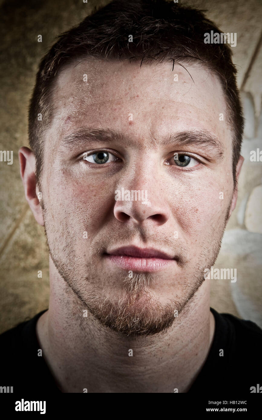 UFC fighter Dan Miller during a portrait session before UFC 114 on May ...