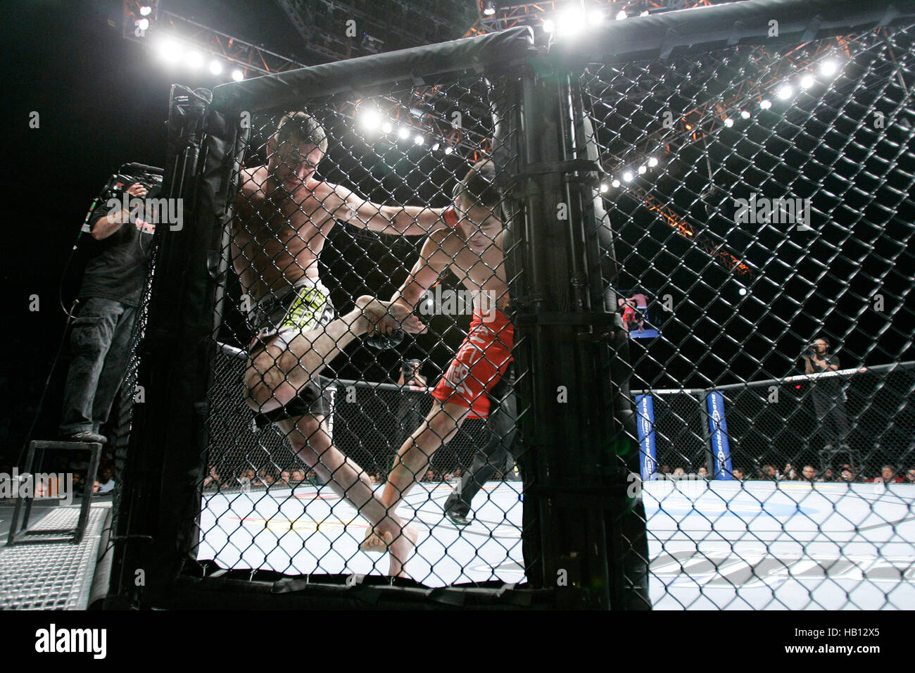 UFC fighter Dong Hyun Kim, right, fights Amir Sadollah at UFC 114 on ...