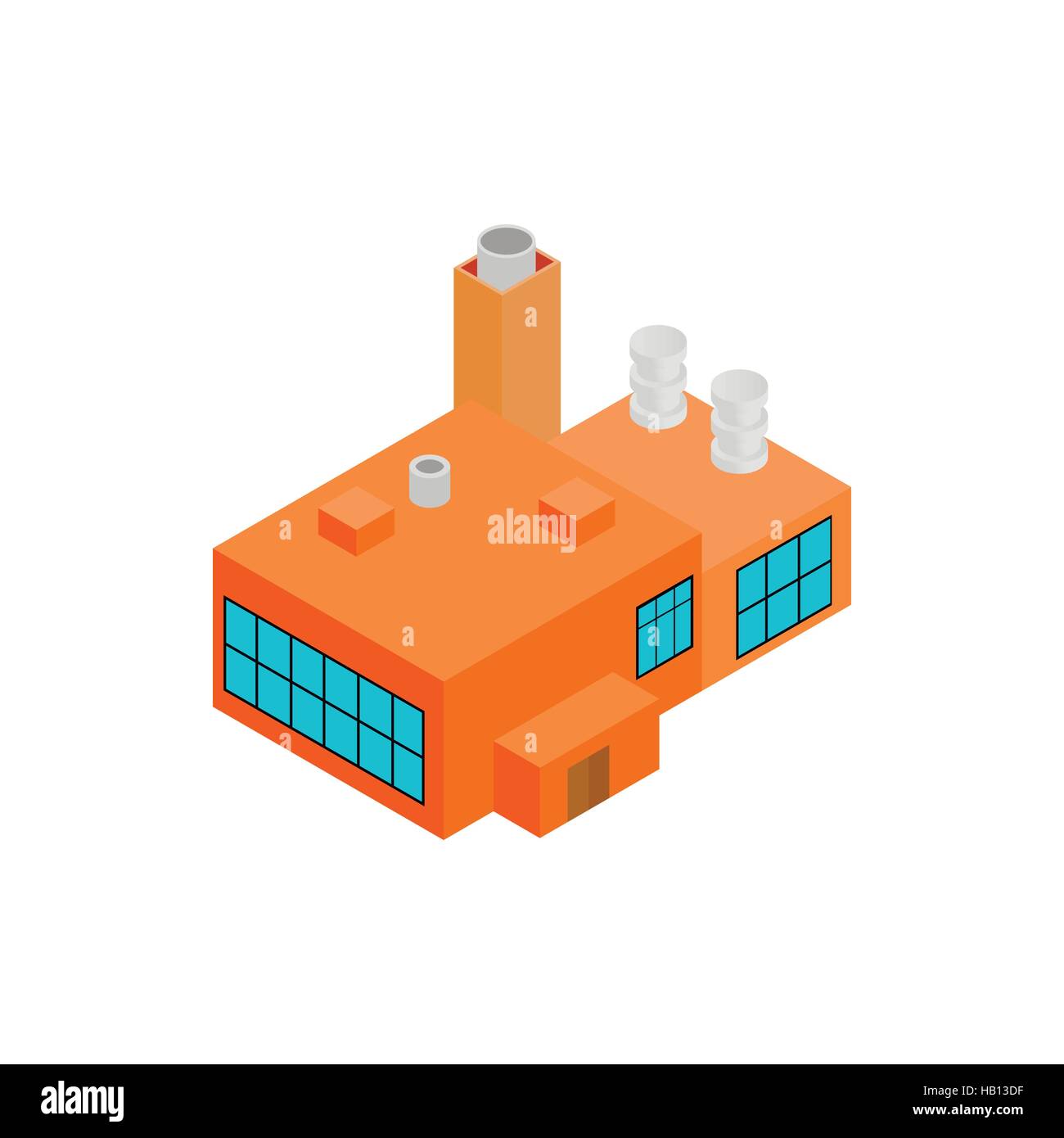 Factory isometric 3d icon Stock Vector Image & Art - Alamy