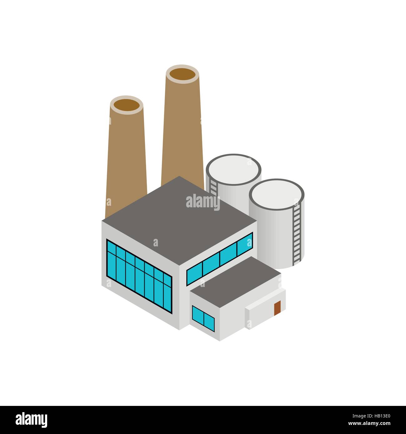 Factory isometric 3d icon Stock Vector Image & Art - Alamy