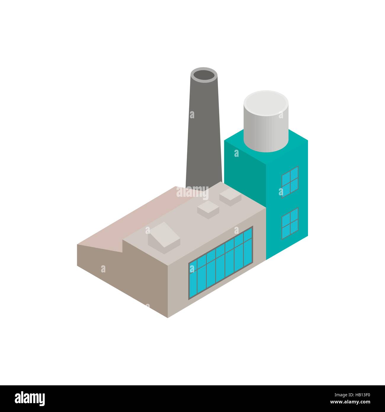 Factory isometric 3d icon Stock Vector Image & Art - Alamy