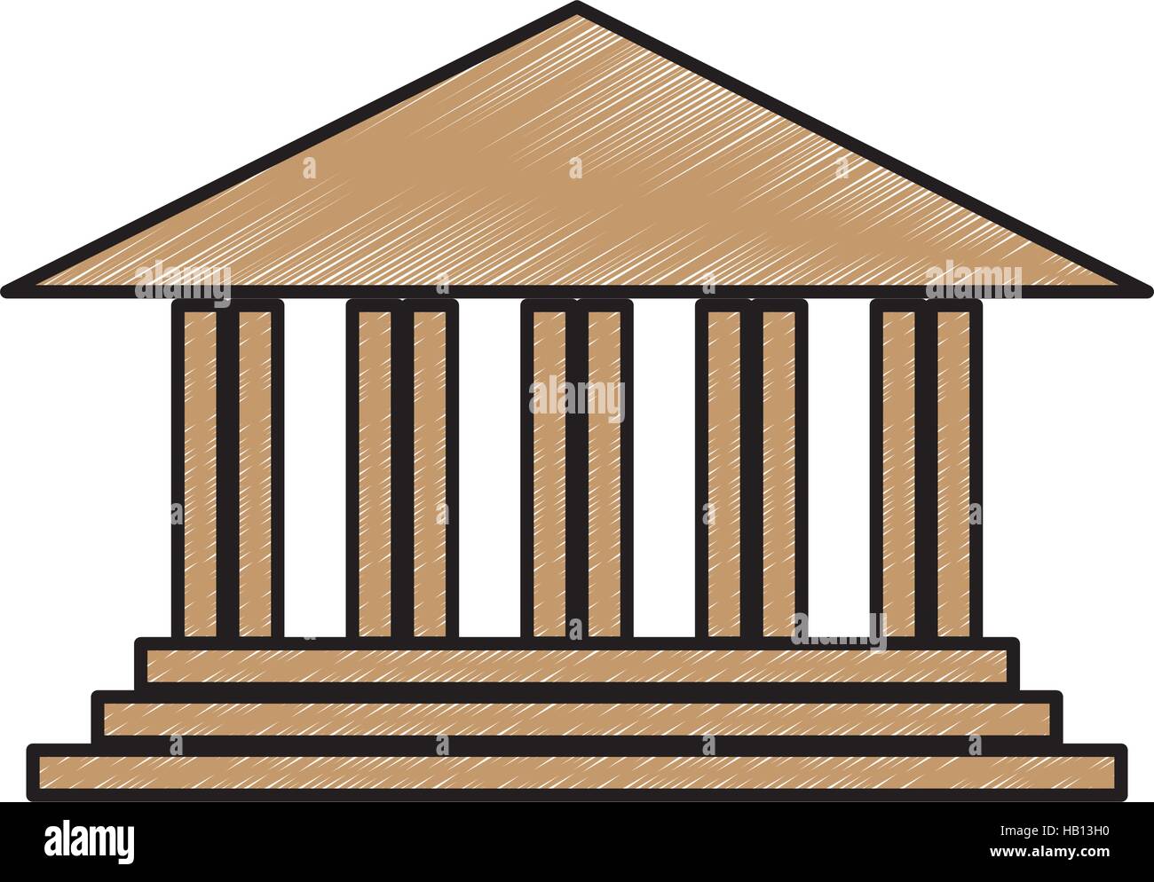 academic building icon over white background. vector illustration Stock ...