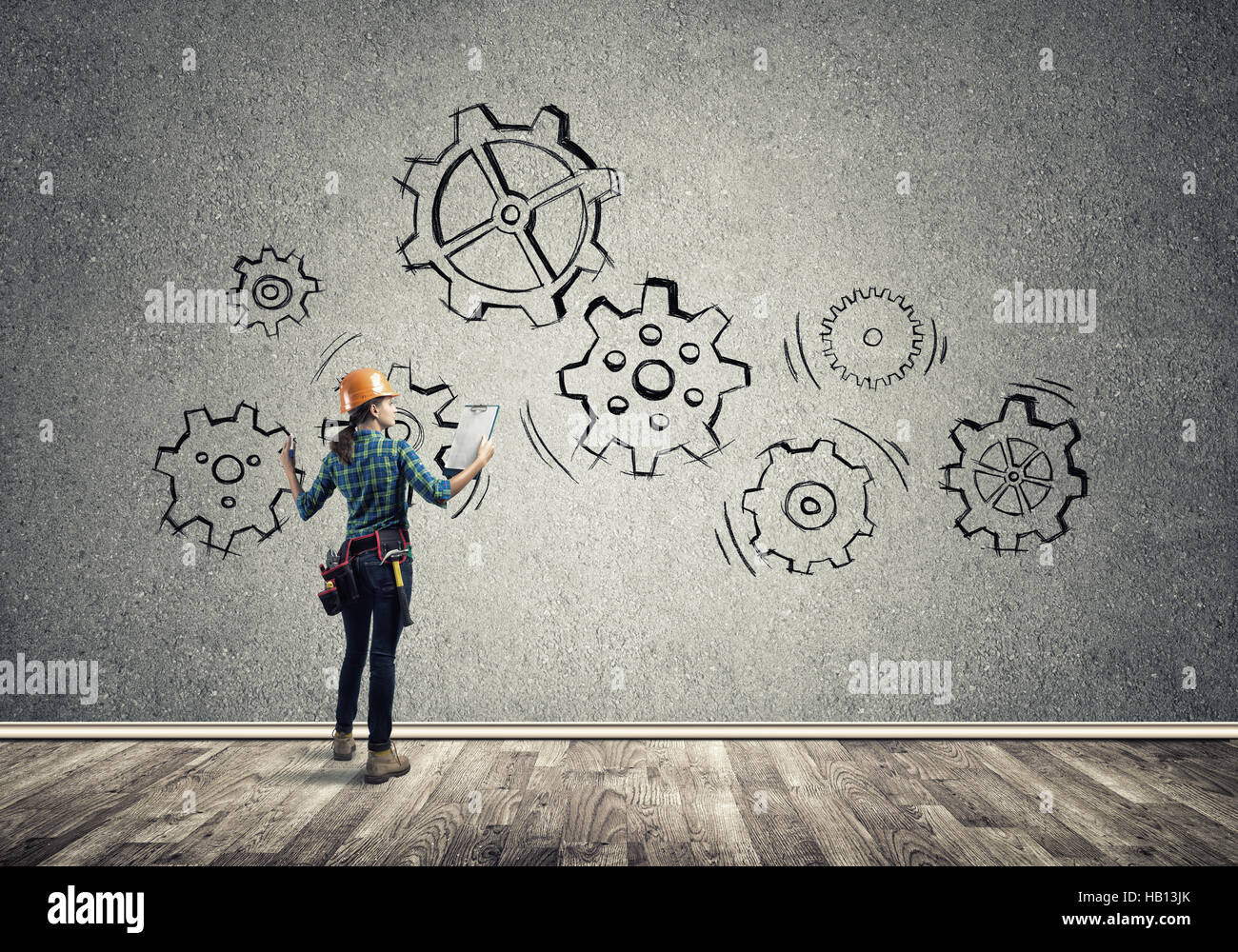 Industrial construction and maintenance Stock Photo - Alamy