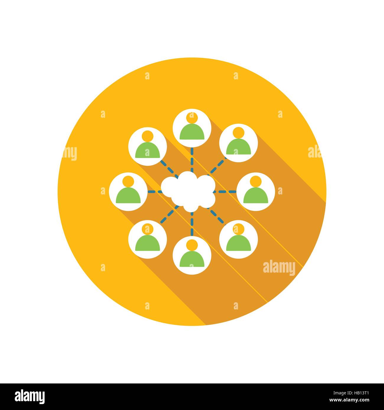 Surrounded by digital information Cut Out Stock Images & Pictures - Alamy