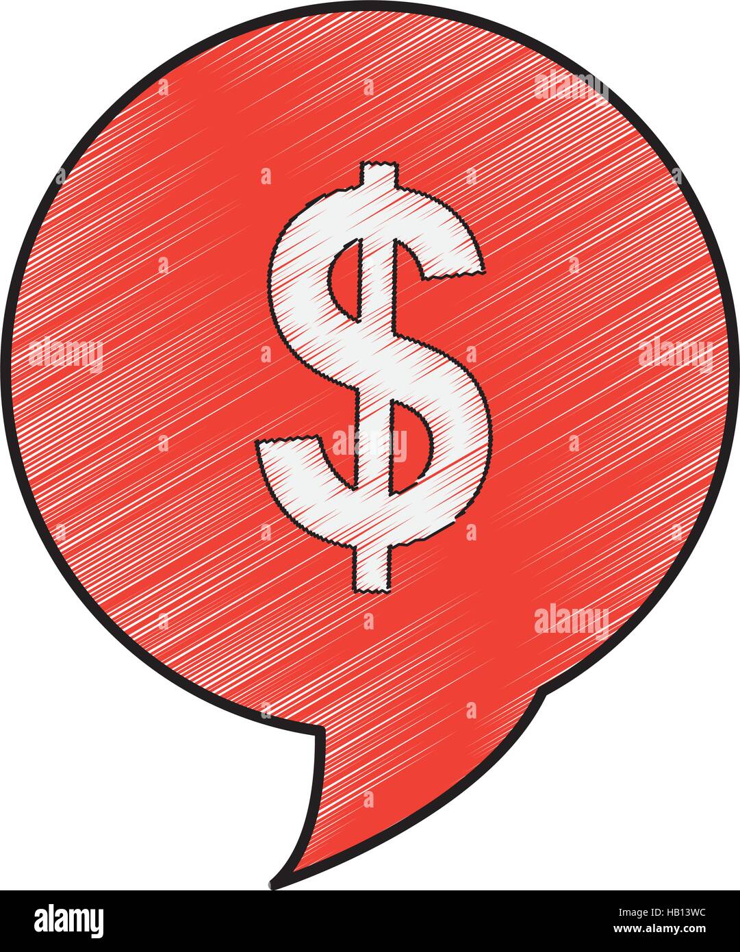 communication bubble with money icon over white background. vector ...