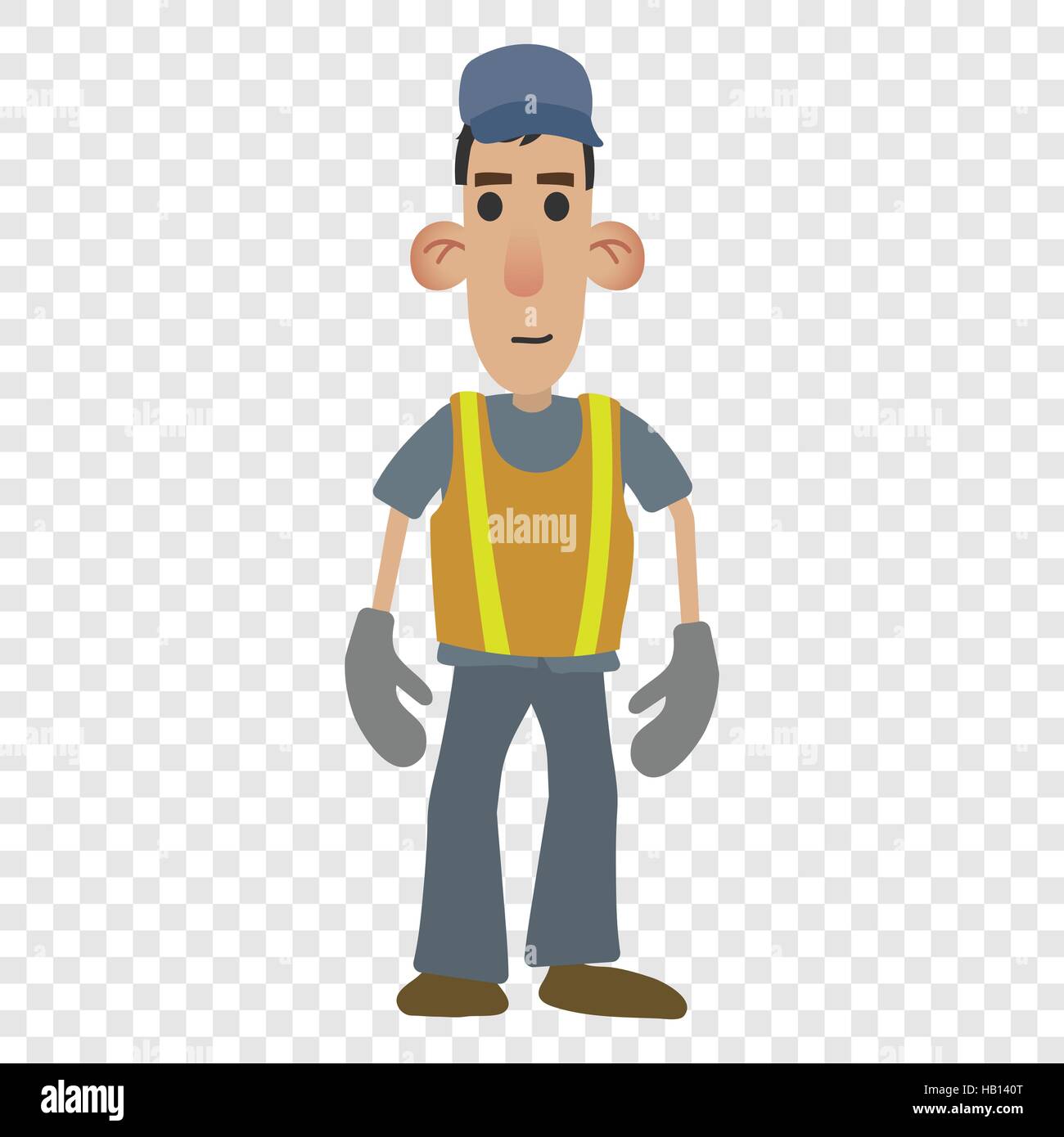 Road worker cartoon Stock Vector Image & Art - Alamy