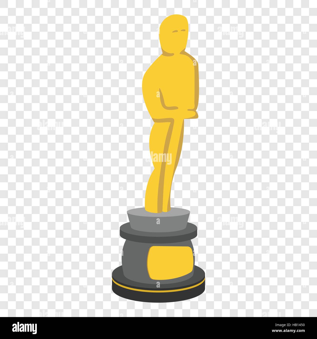 Golden statue cartoon icon Stock Vector Image & Art - Alamy