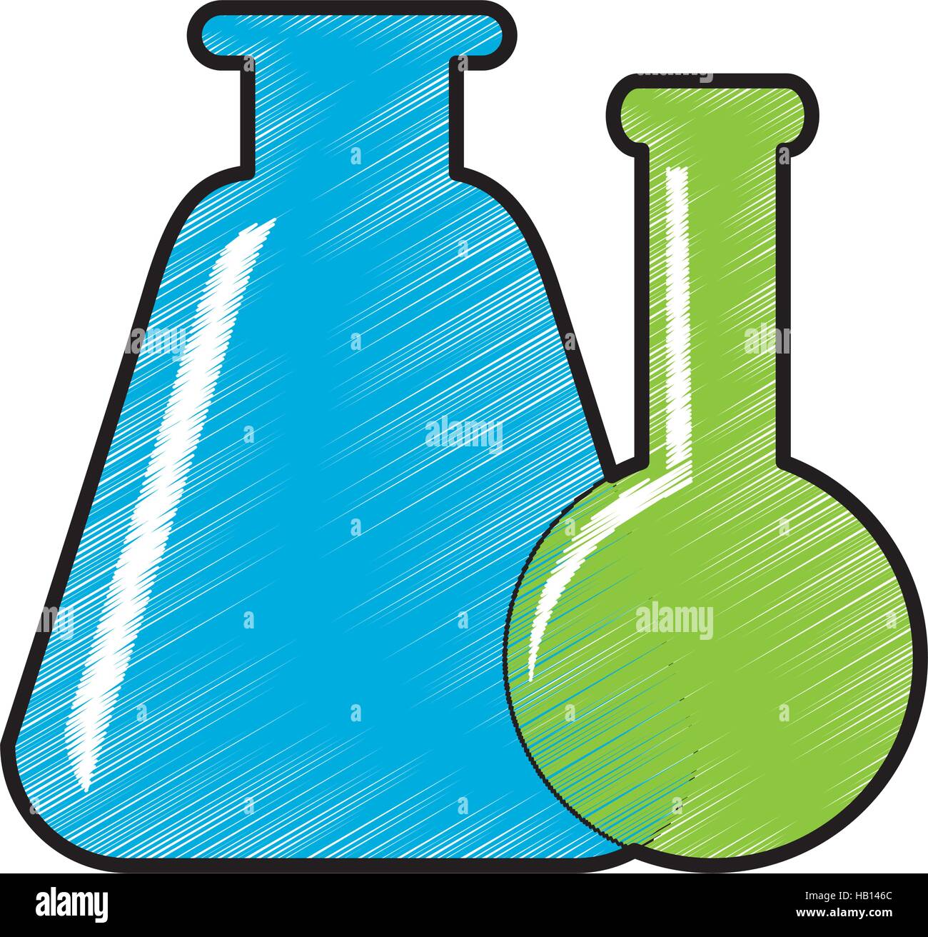 chemistry flask icon image vector illustration design Stock Vector ...
