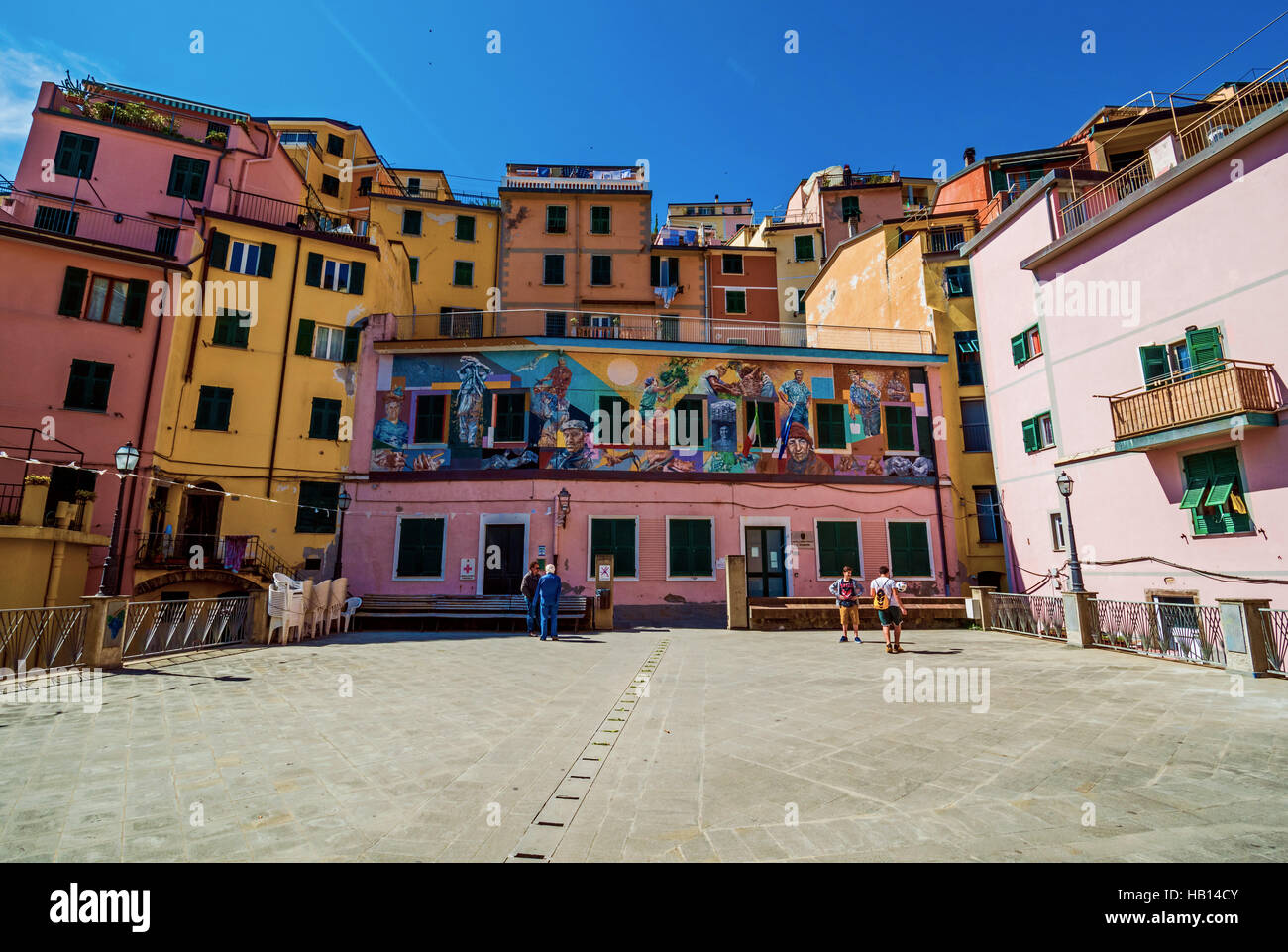 Cinque Terre (Liguria, Italy) - The awesome Five Lands on the sea Stock ...