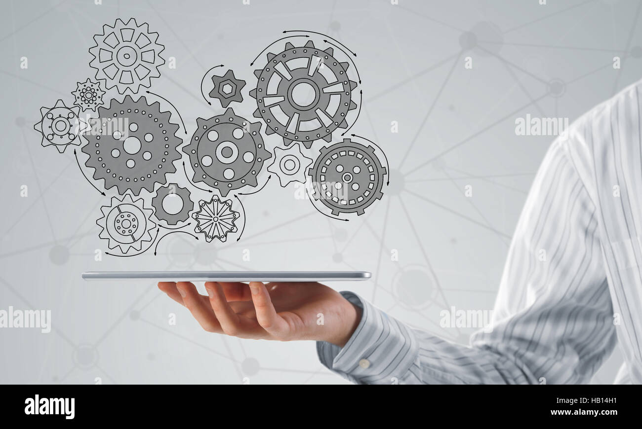 Working mechanism for business Stock Photo - Alamy