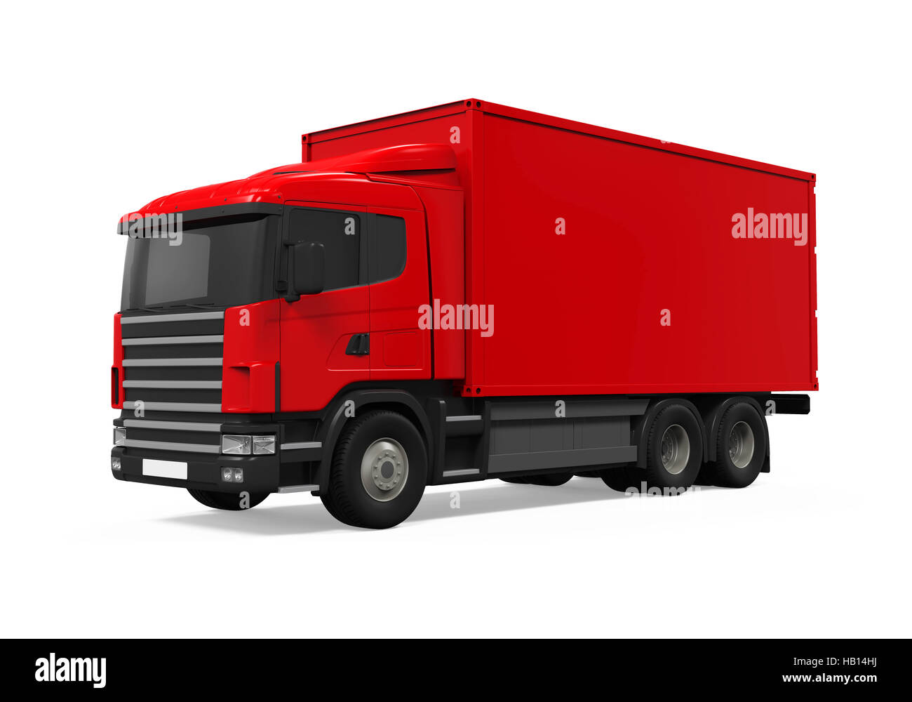 Cargo Delivery Truck Stock Photo - Alamy