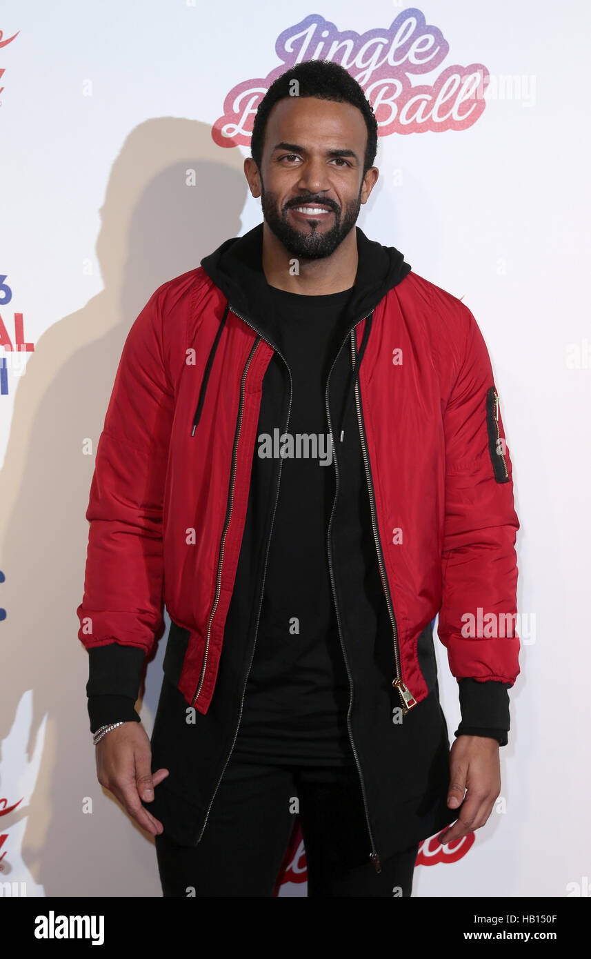 Craig David during Capital's Jingle Bell Ball with Coca-Cola at London ...