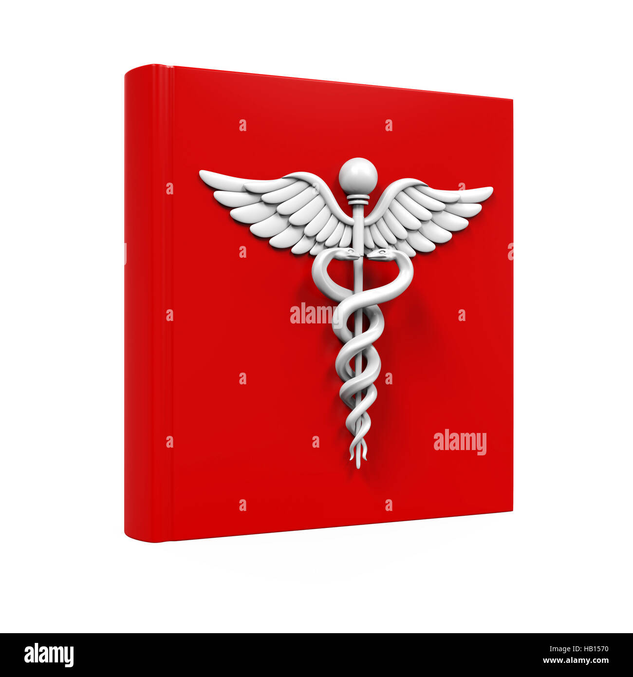 Red health care caduceus symbol hi-res stock photography and images - Alamy