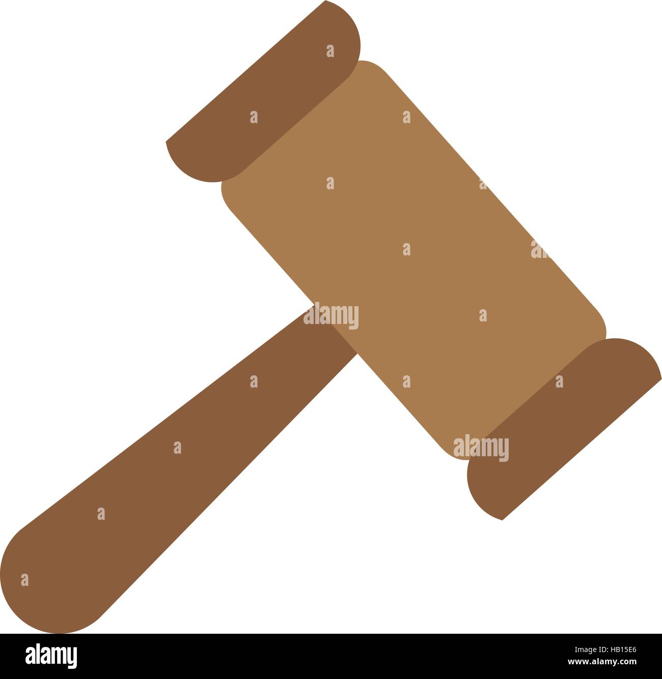 law gavel icon over white background. vector illustration Stock Vector ...
