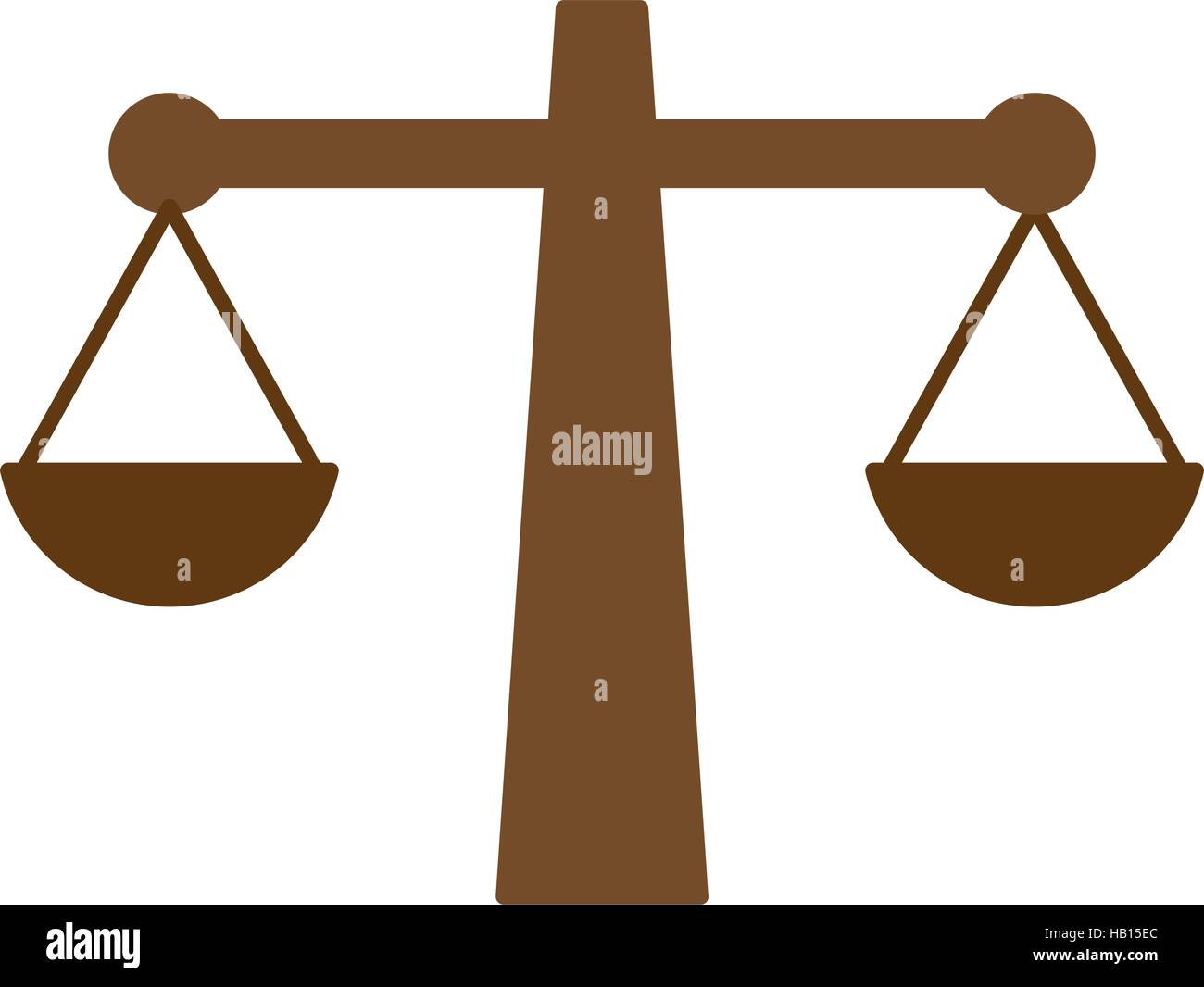 law scale icon over white background. vector illustration Stock Vector ...