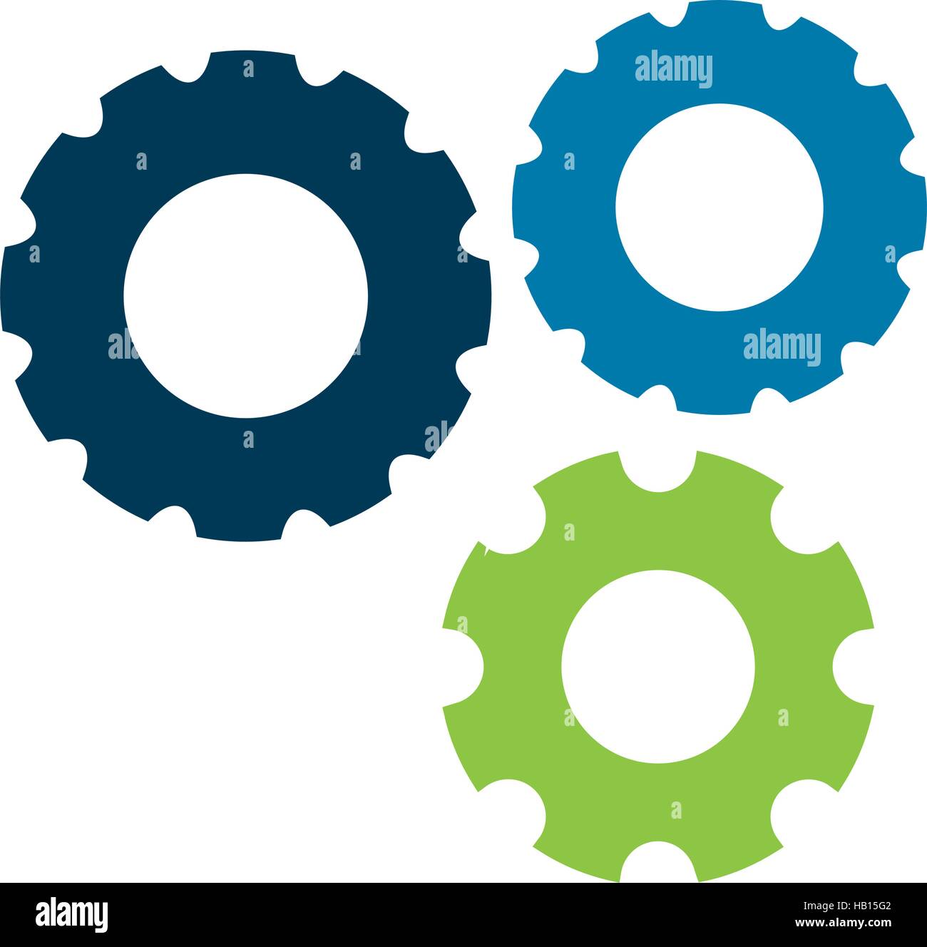 gears wheels over white background. vector illustration Stock Vector ...