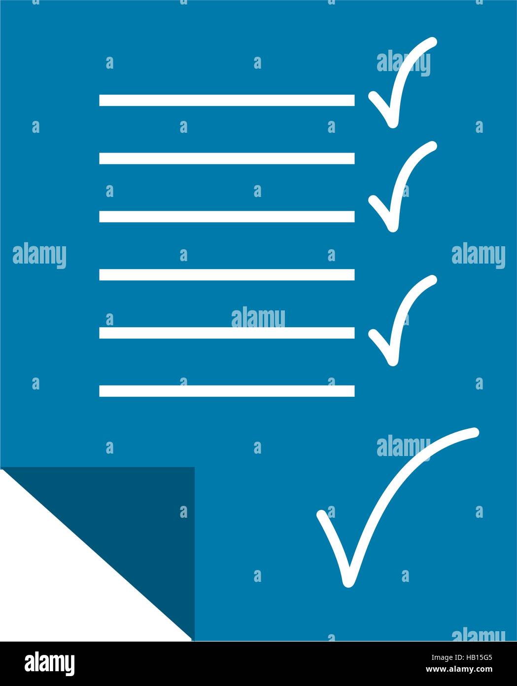 check list icon over white background. vector illustration Stock Vector ...