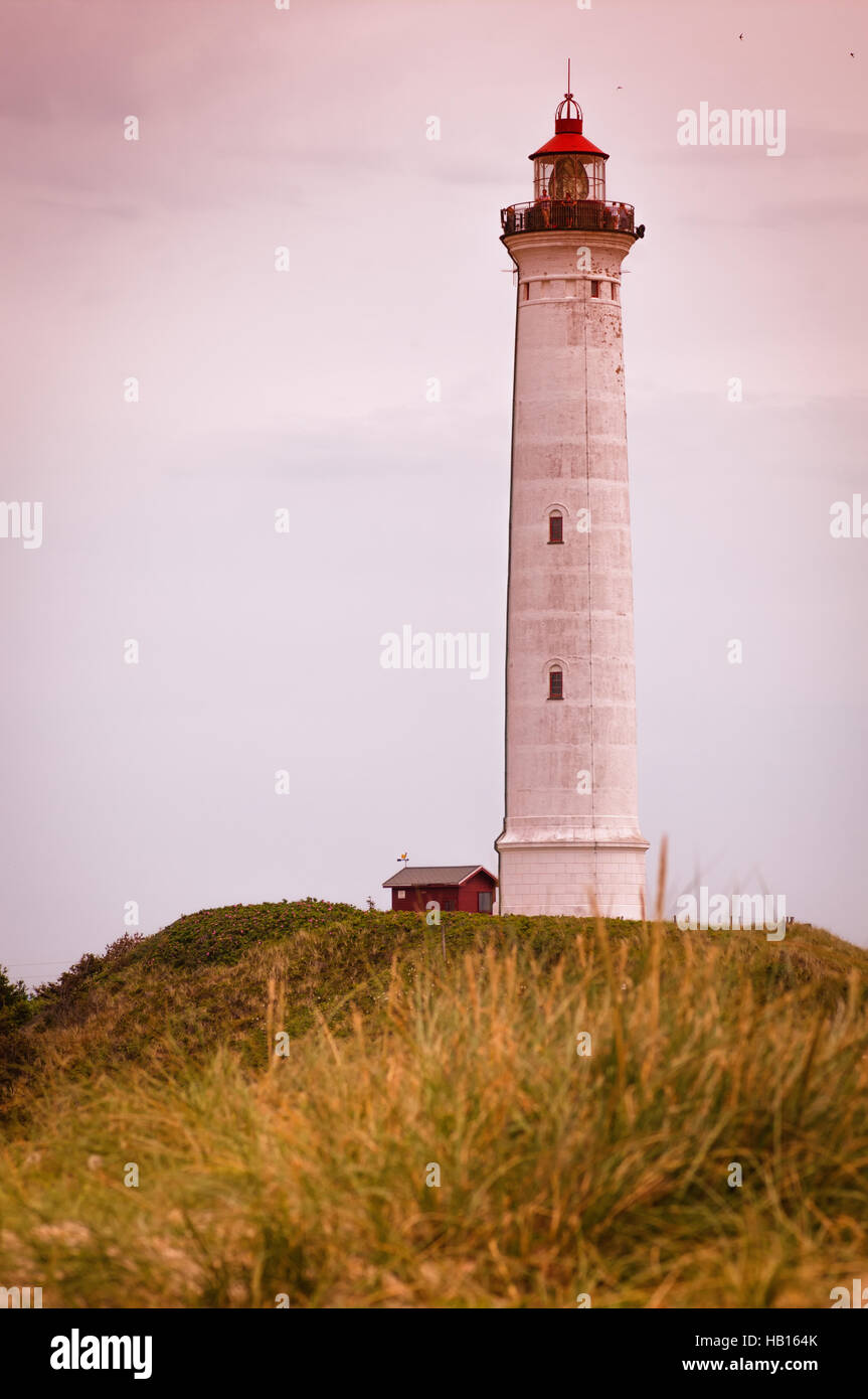 Lighthouse Lyngvig fyr Stock Photo - Alamy