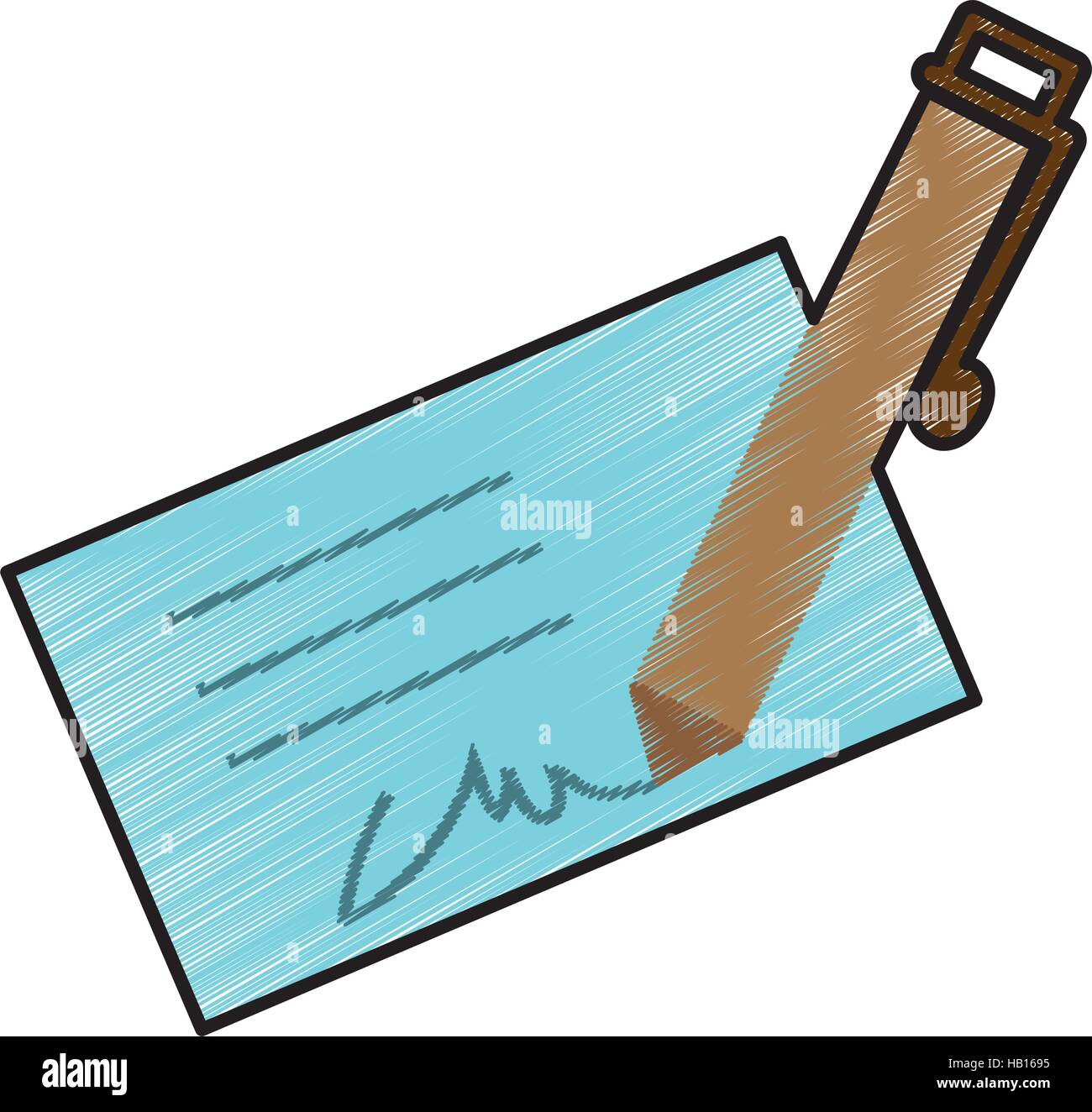 signature and pen icon image vector illustration design Stock Vector ...