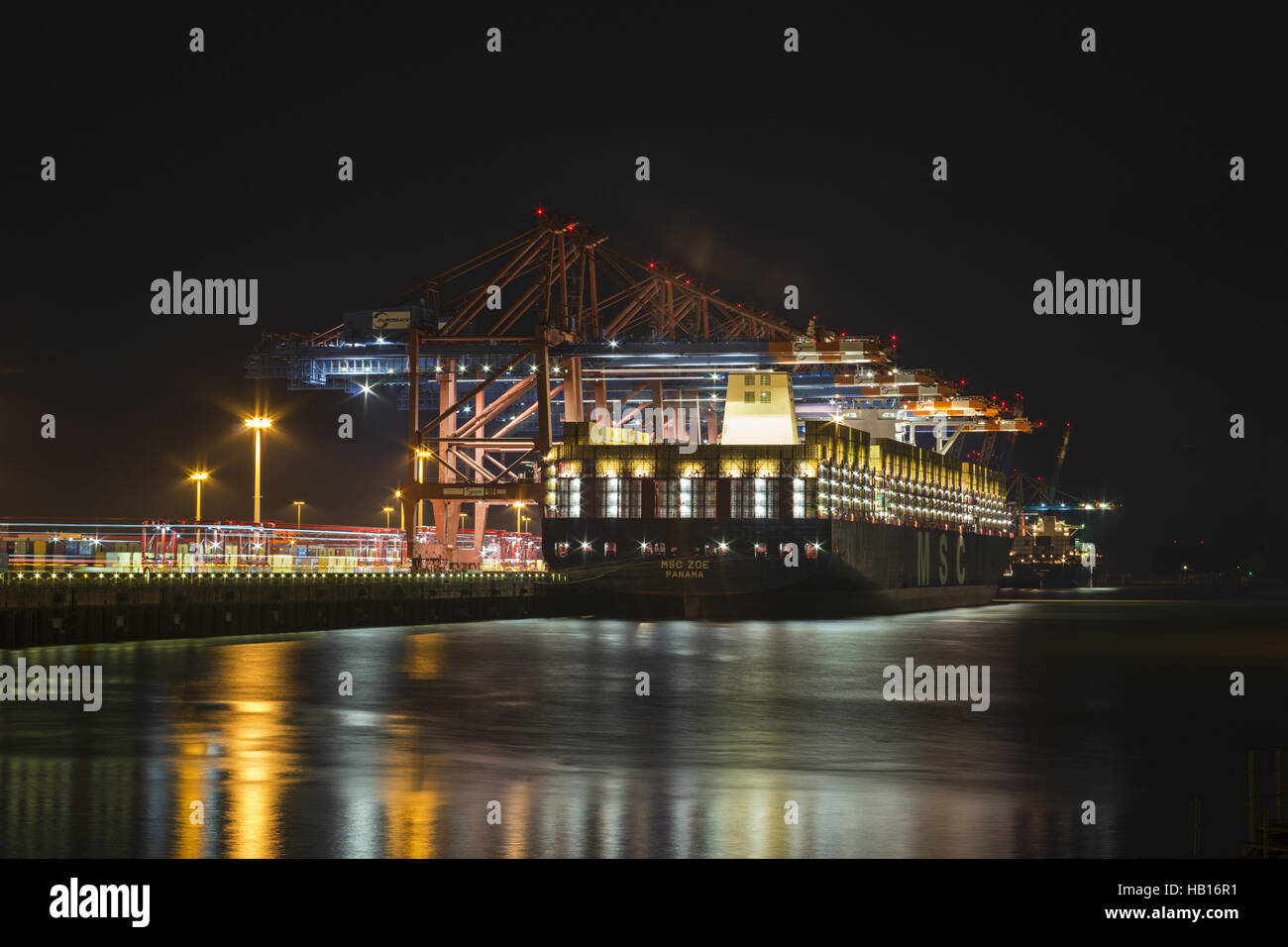 Msc zoe biggest container ship hi-res stock photography and images - Alamy