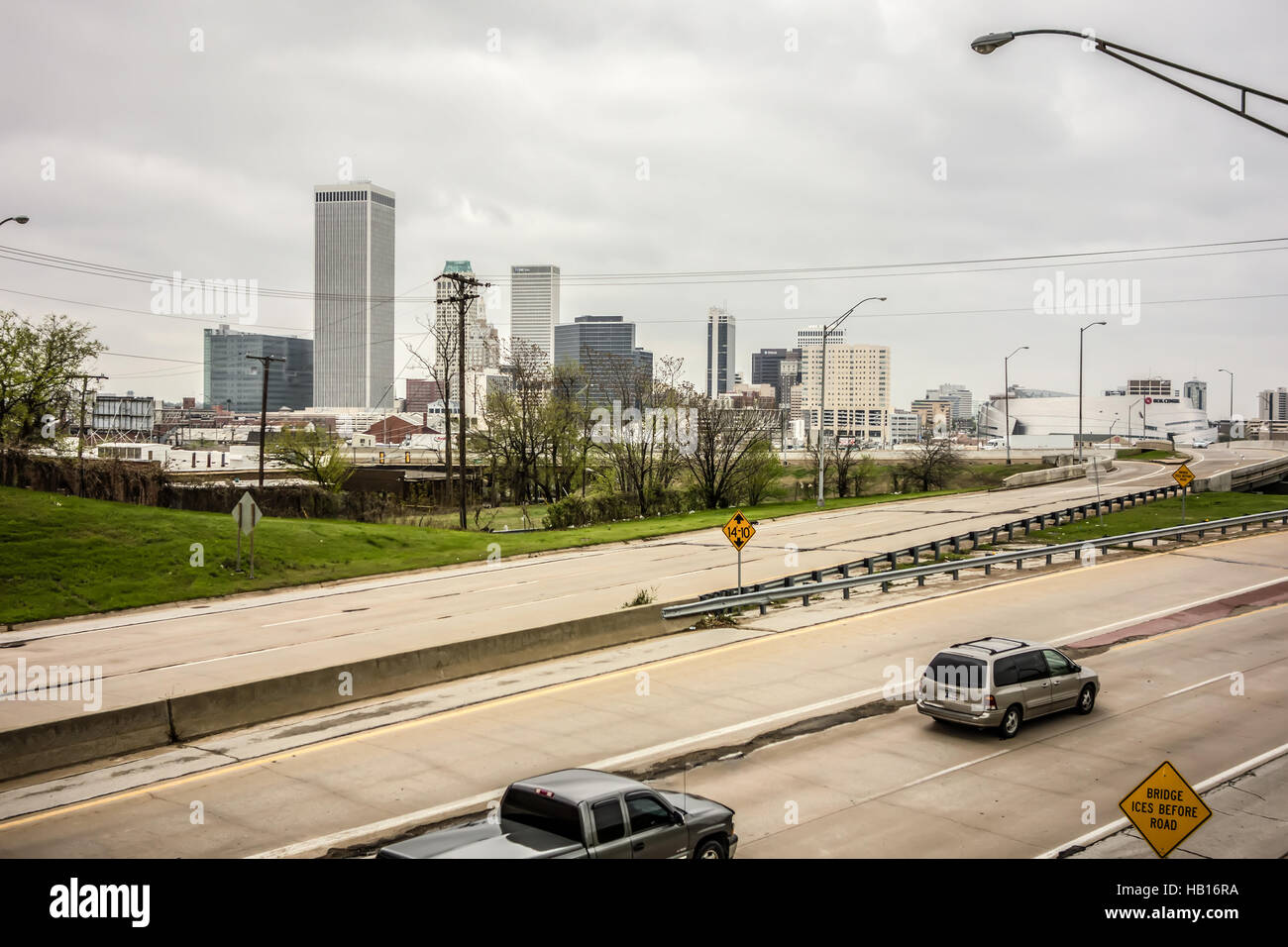 tulsa oklahoma city skyline Stock Photo - Alamy