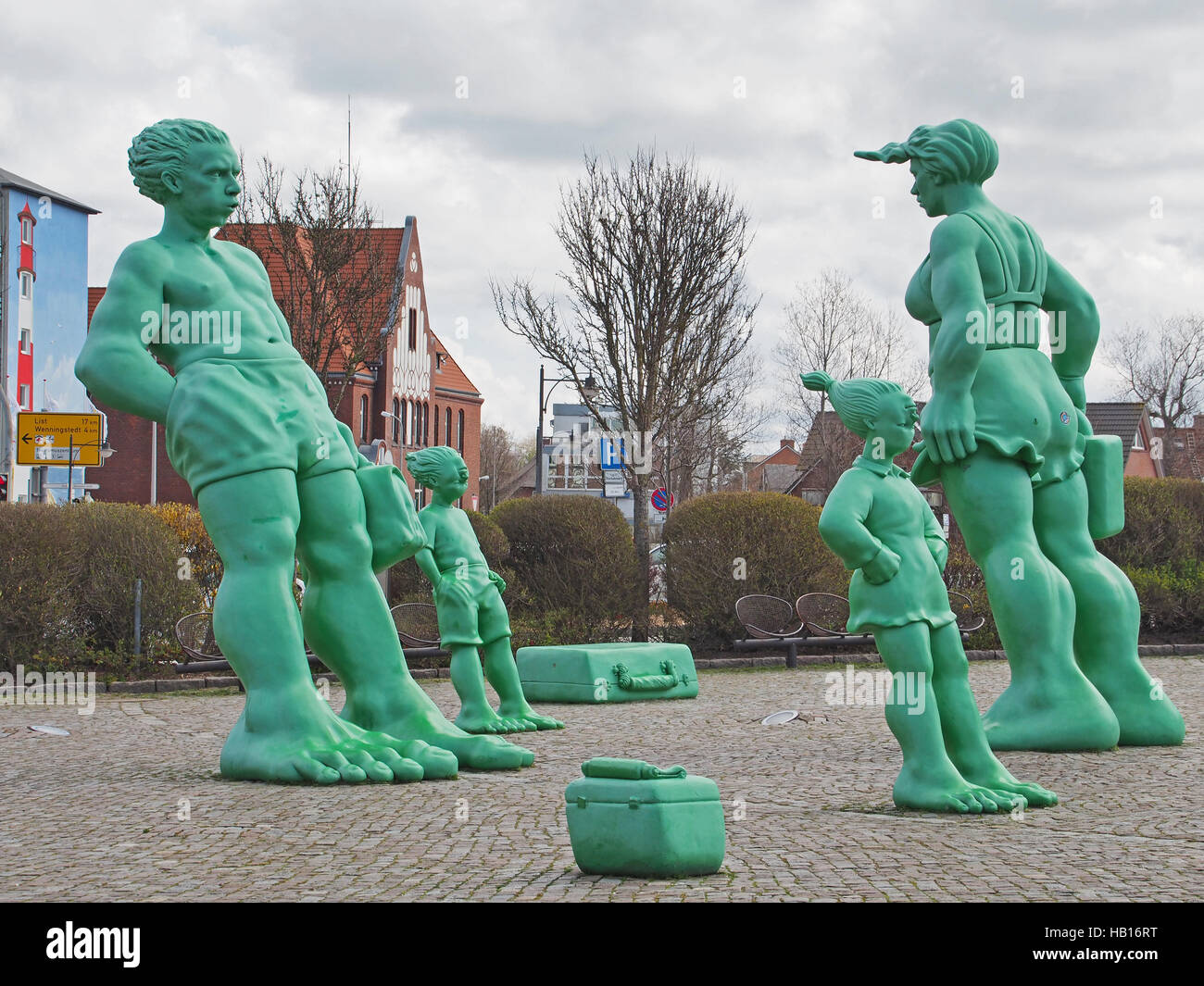 rail station Westerland, Sylt, Germany Stock Photo - Alamy