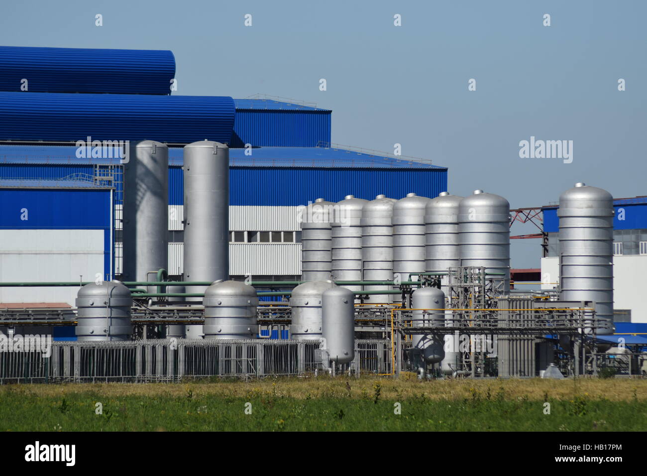 waste recycling plant Stock Photo - Alamy
