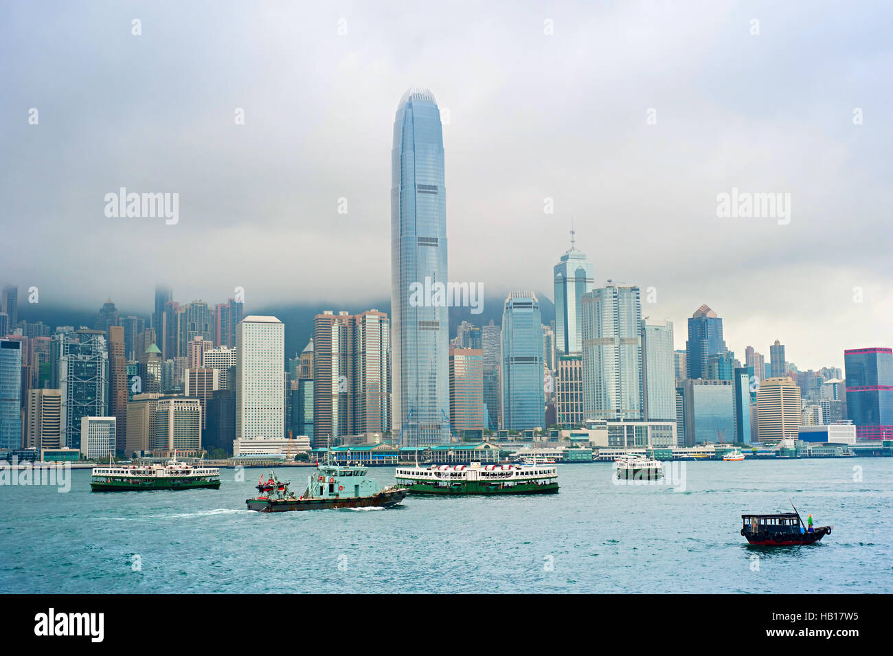 Victoria Bay. Hong Kong Stock Photo - Alamy