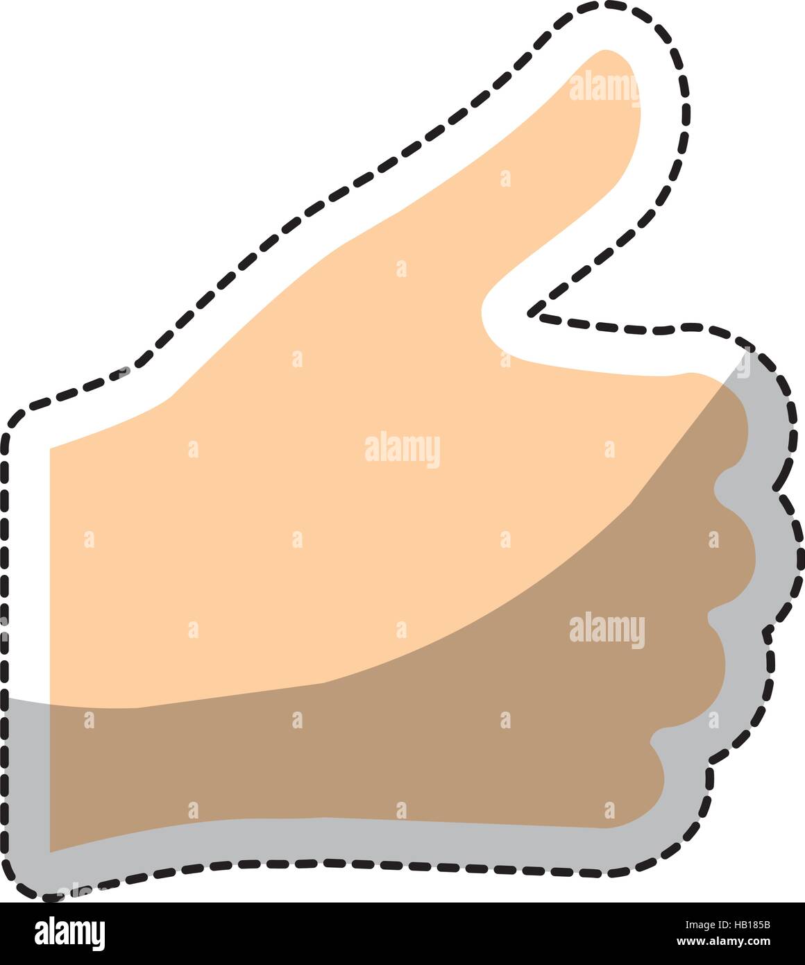 thumb up hand gesture icon image vector illustration design Stock ...