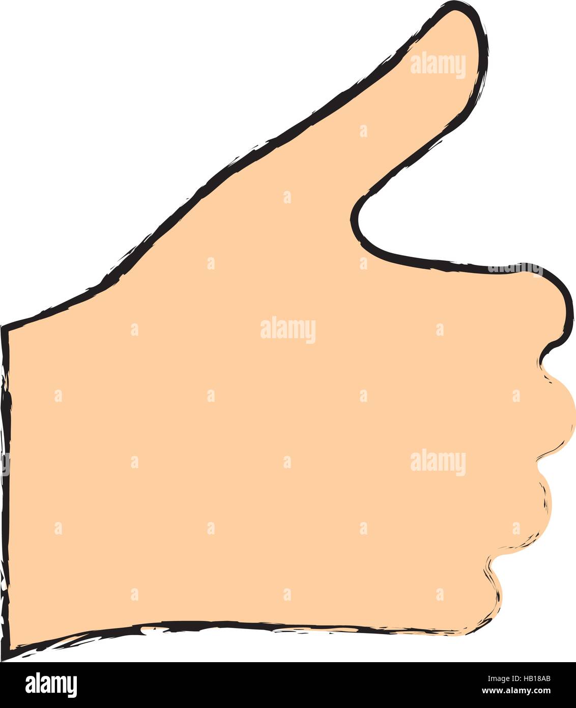 thumb up hand gesture icon image vector illustration design Stock ...