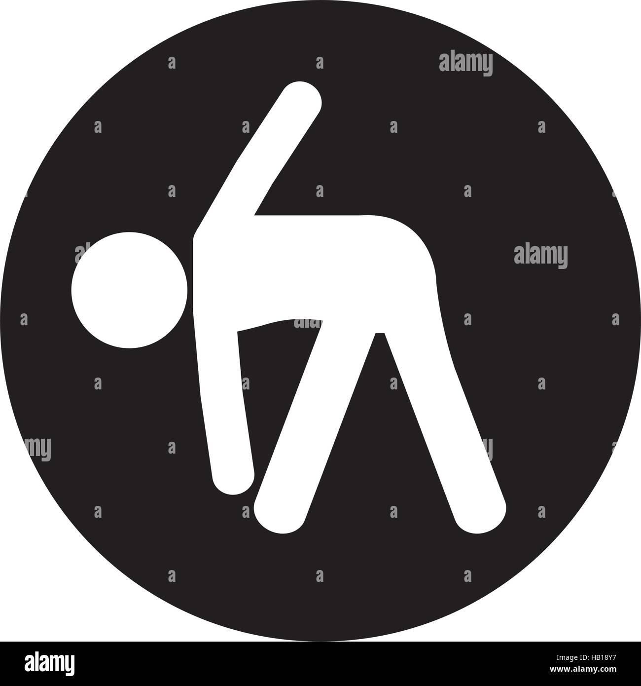 exercise pictogram icon image vector illustration design Stock Vector ...