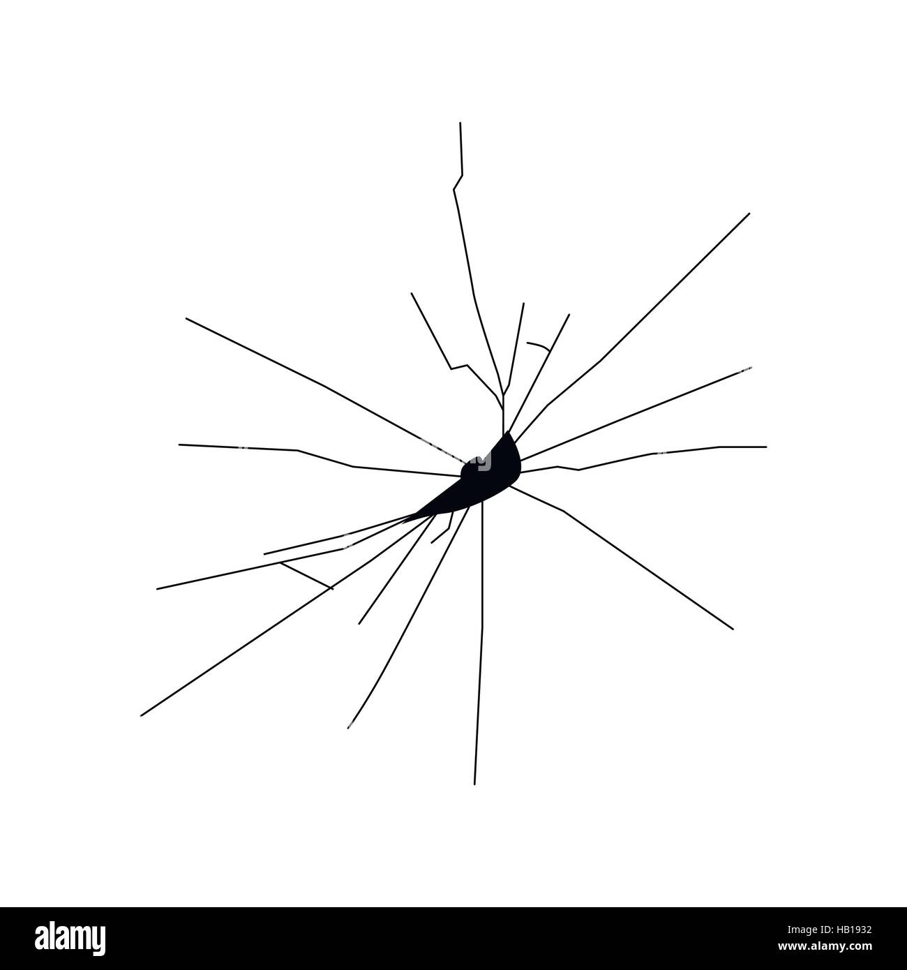 Broken Glass Silhouette Stock Vector Image And Art Alamy