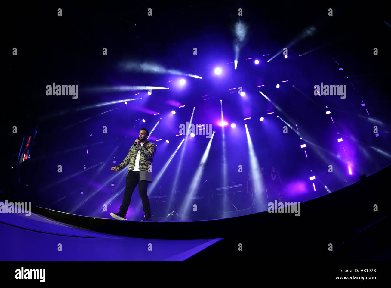 Craig David performs on stage at Capital's Jingle Bell Ball with Coca ...