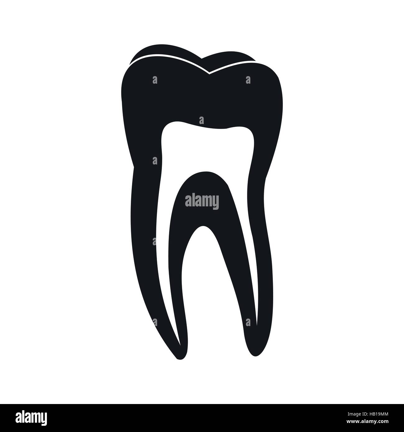 Clean tooth gums symbol Cut Out Stock Images & Pictures - Alamy