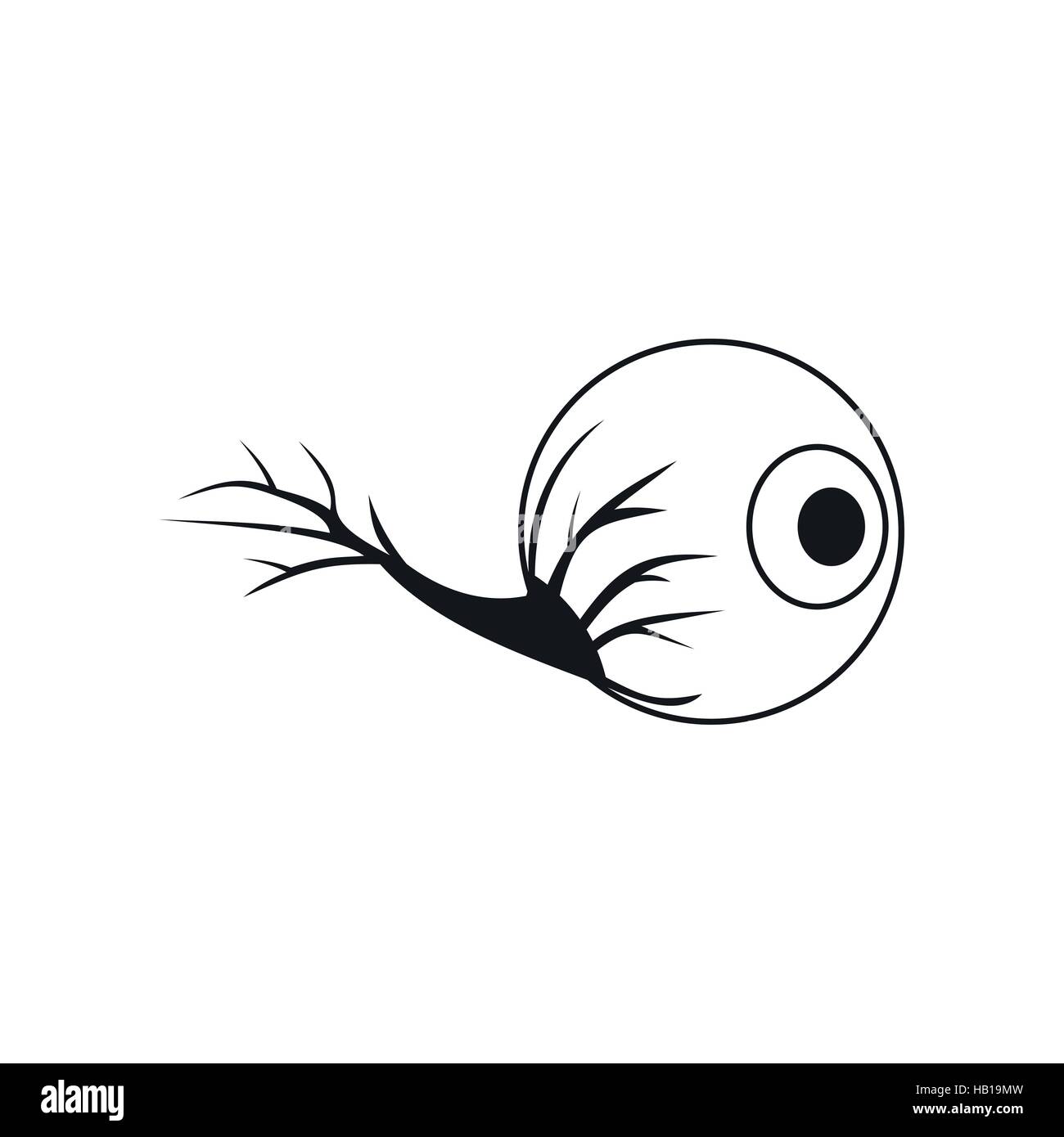 Eyeball black icon Stock Vector Image & Art - Alamy