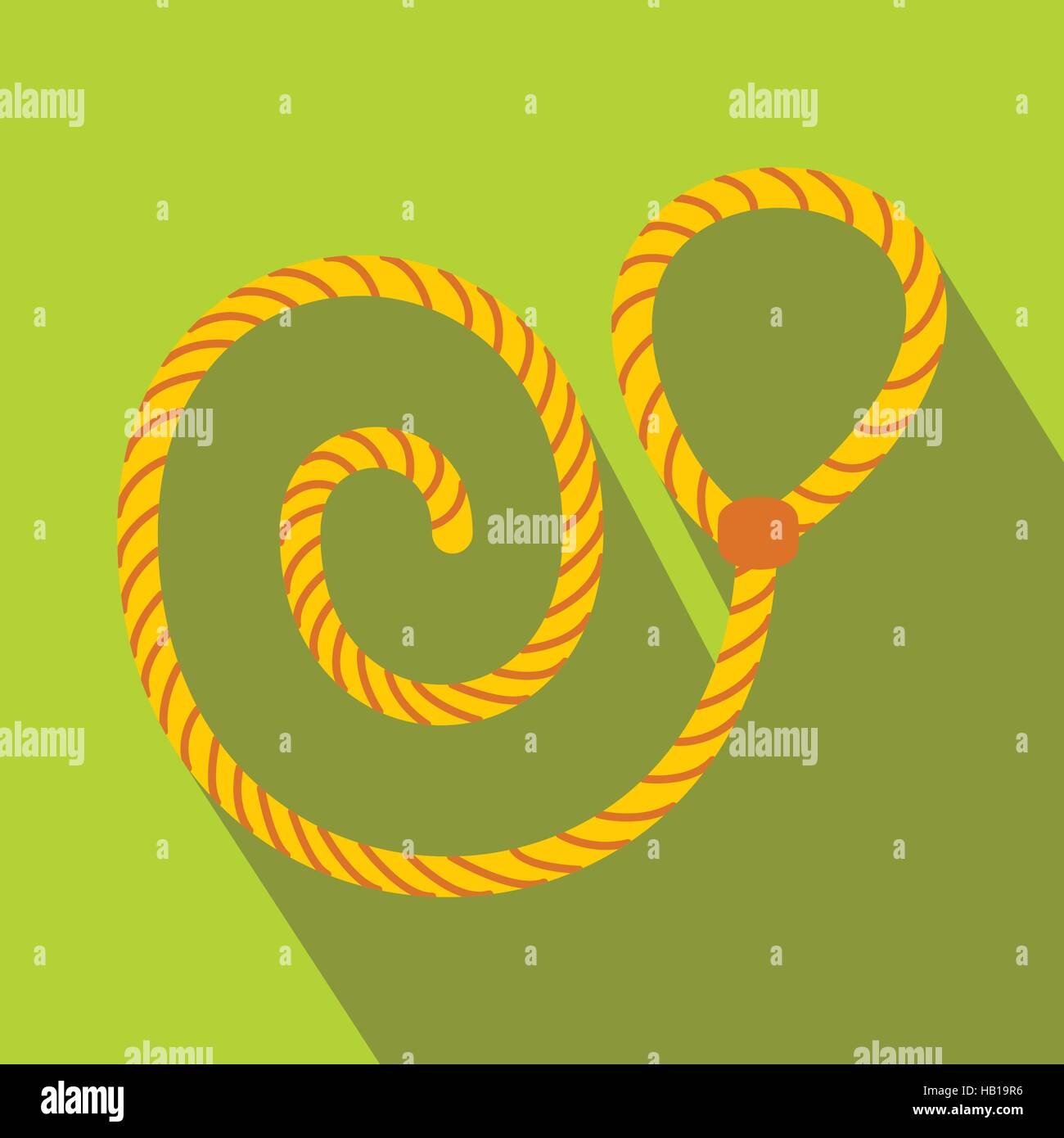 West lasso icon flat hi-res stock photography and images - Alamy