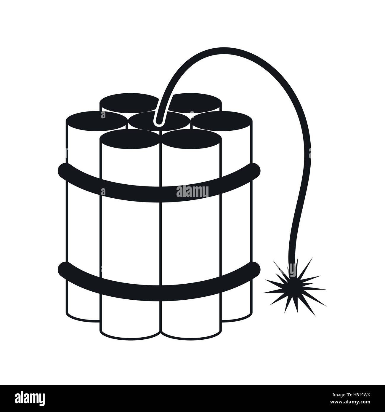 Dynamite sticks black icon Stock Vector Image & Art - Alamy