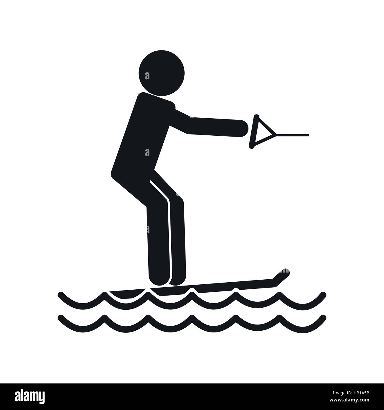 Water slalom Stock Vector Images - Alamy