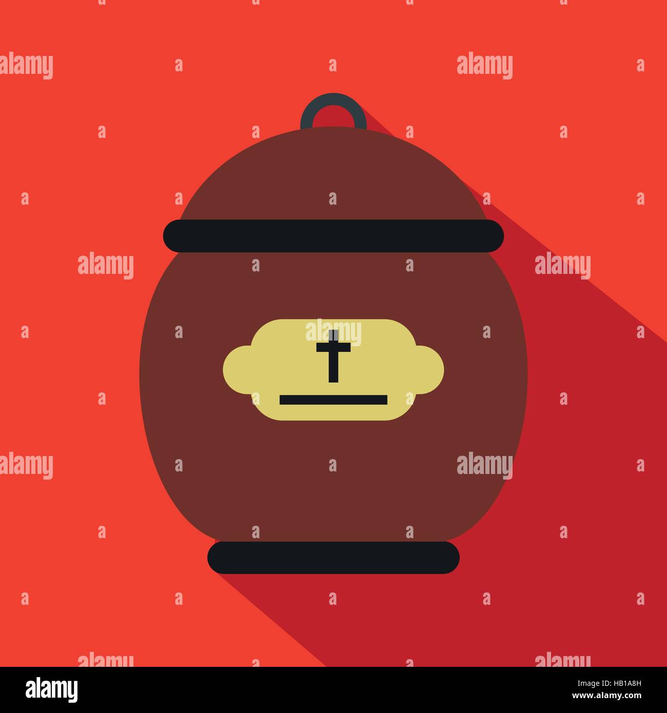 Cremation urn flat icon Stock Vector Image & Art - Alamy